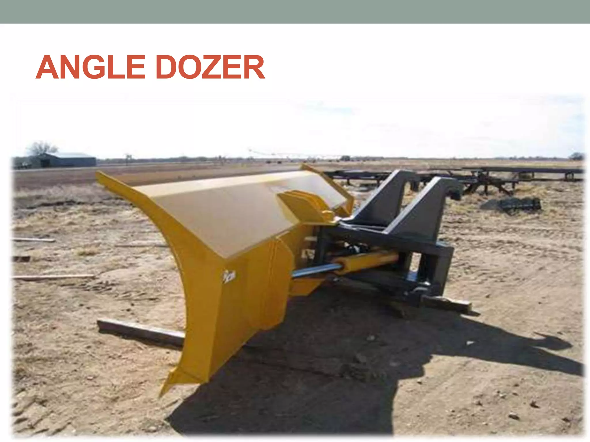 Bulldozer as machinery equipment | PPTX