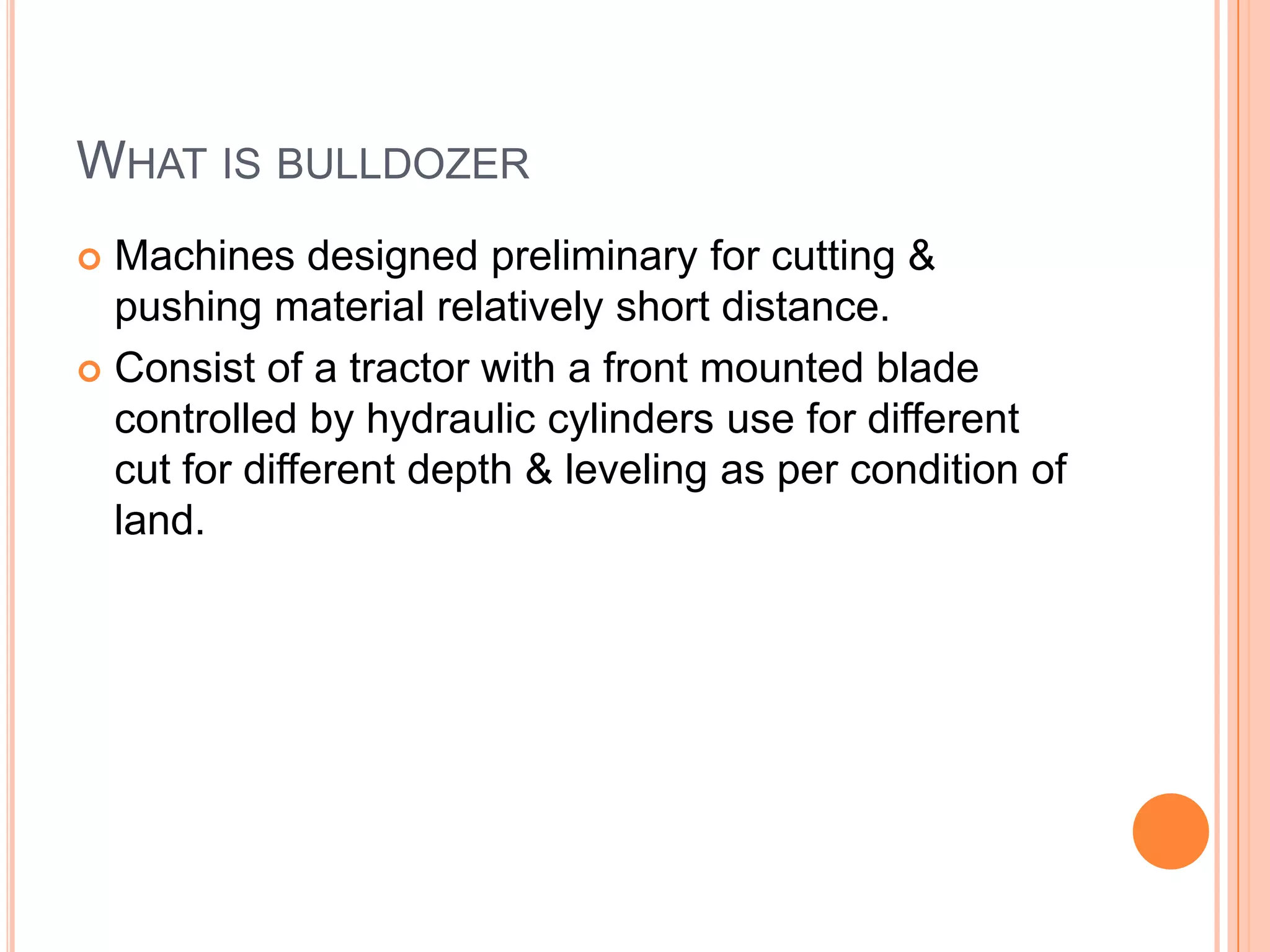 Bulldozers | PPTX