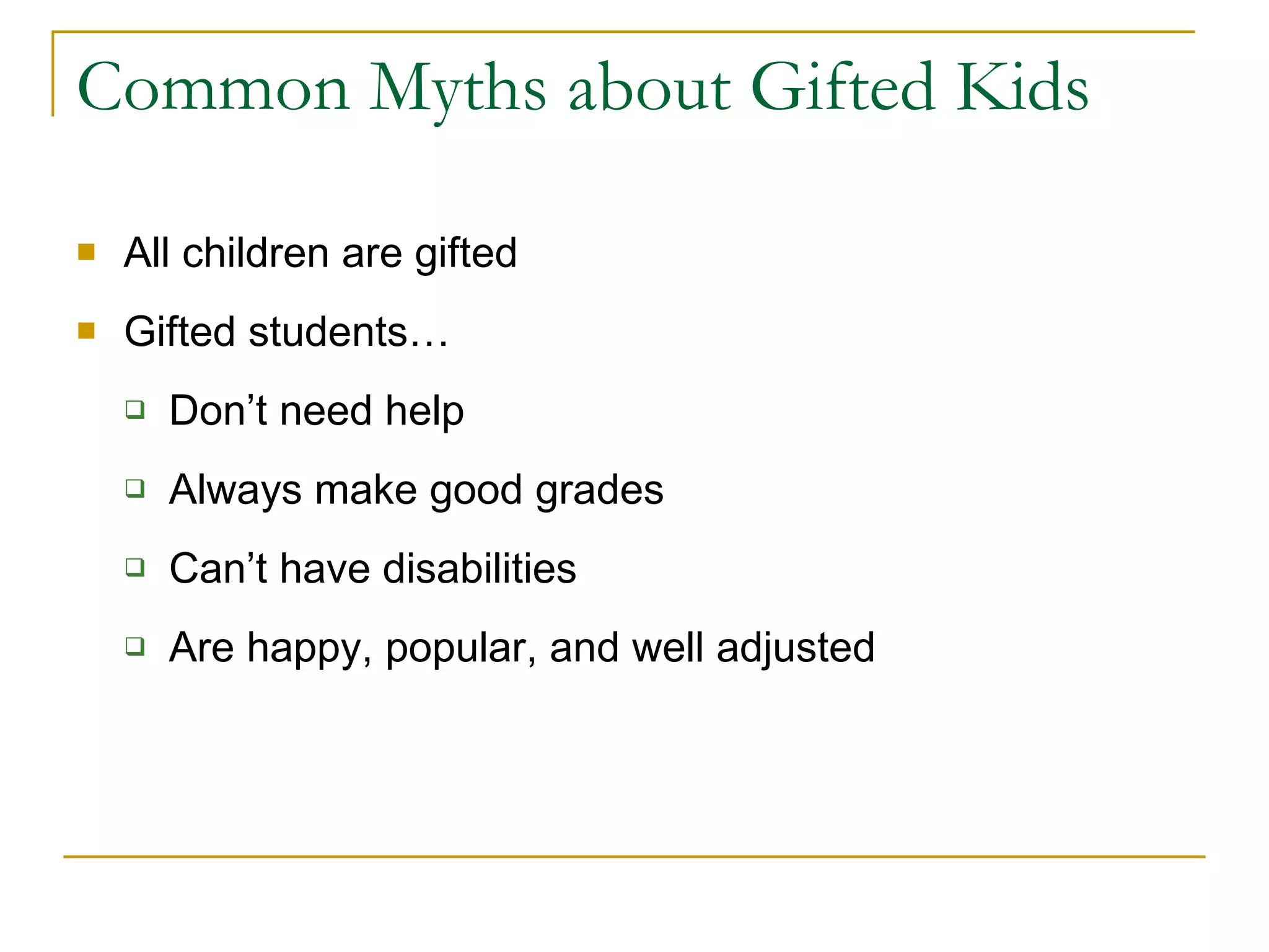 Buller Power Point Gifted Girls | PPT