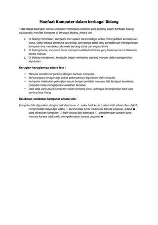 Bullet 1 | DOCX