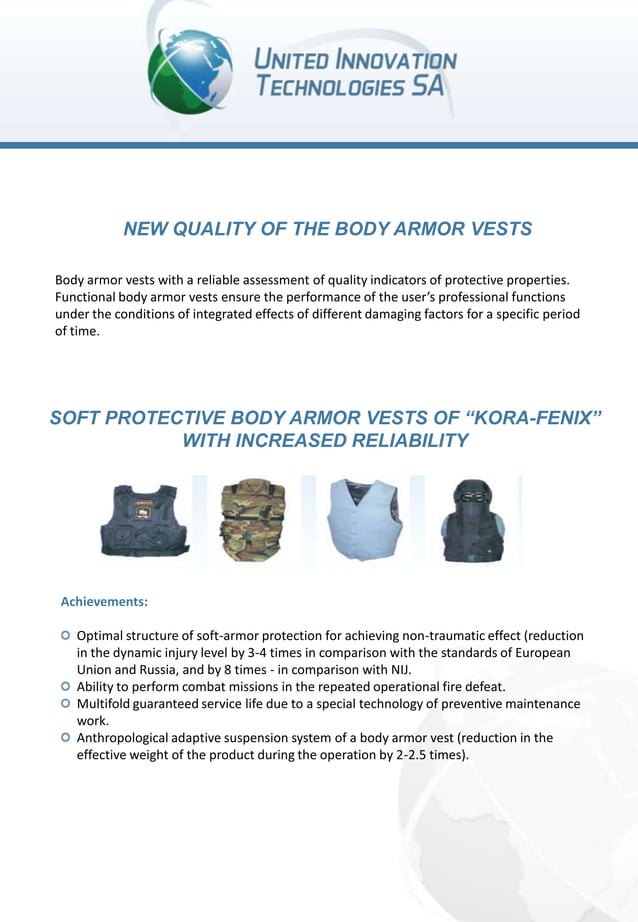 Bullet proof jackets general characteristic | PDF