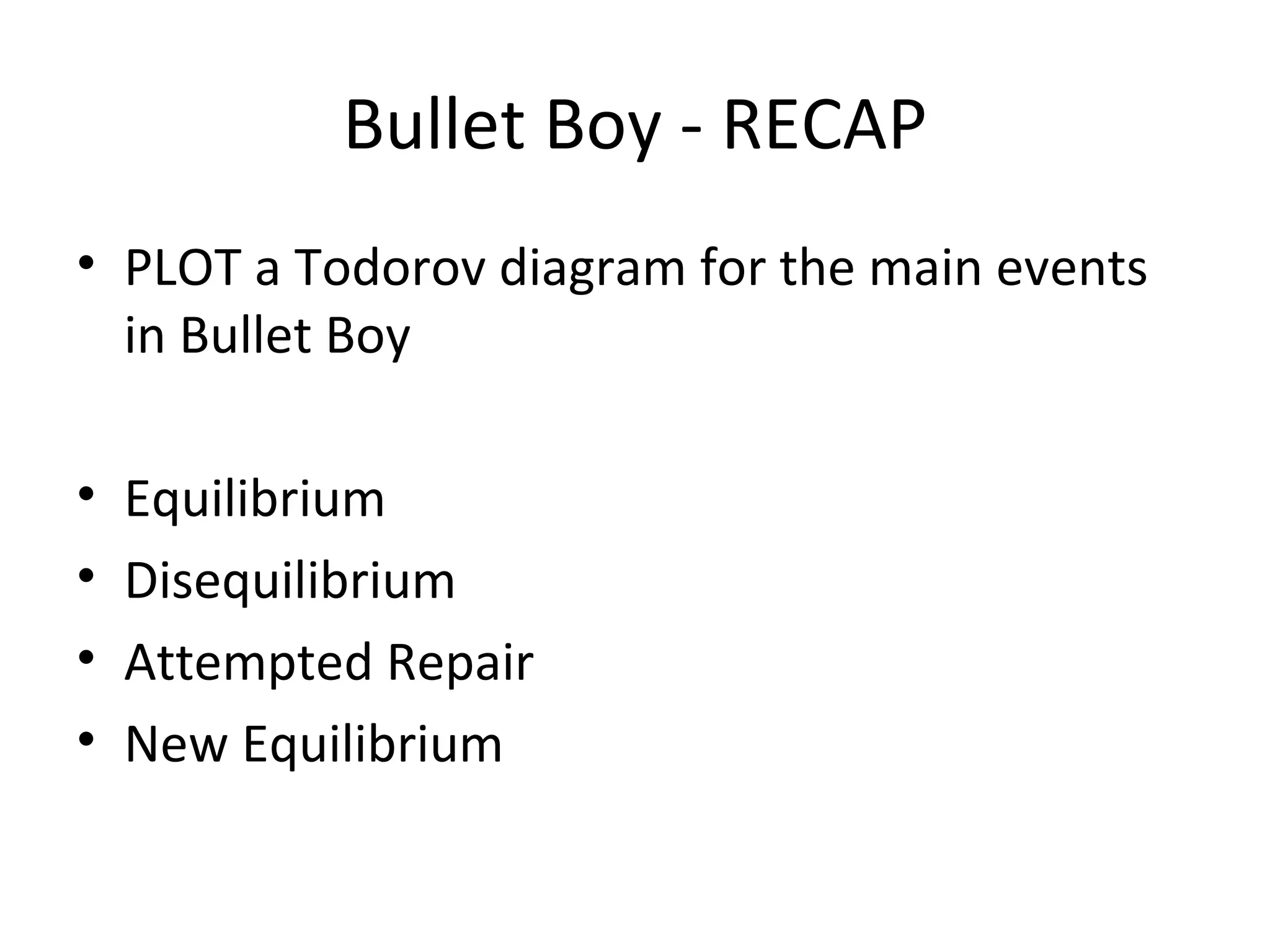 Bullet boy intro SECTION B | PPT