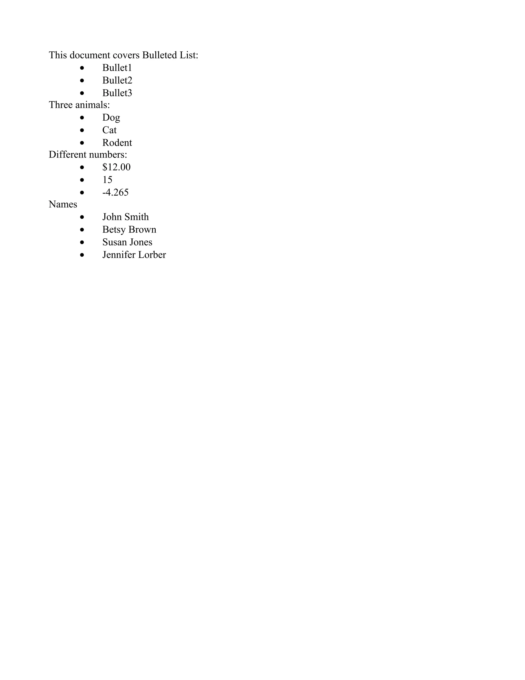 Bulleted+List+2007 | DOC