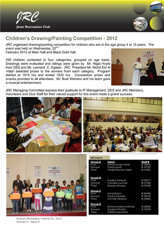 JRC Children Drawing Competition2012 | PDF