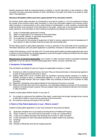 Bulletin - Patent and Petty Patent in Laos.pdf