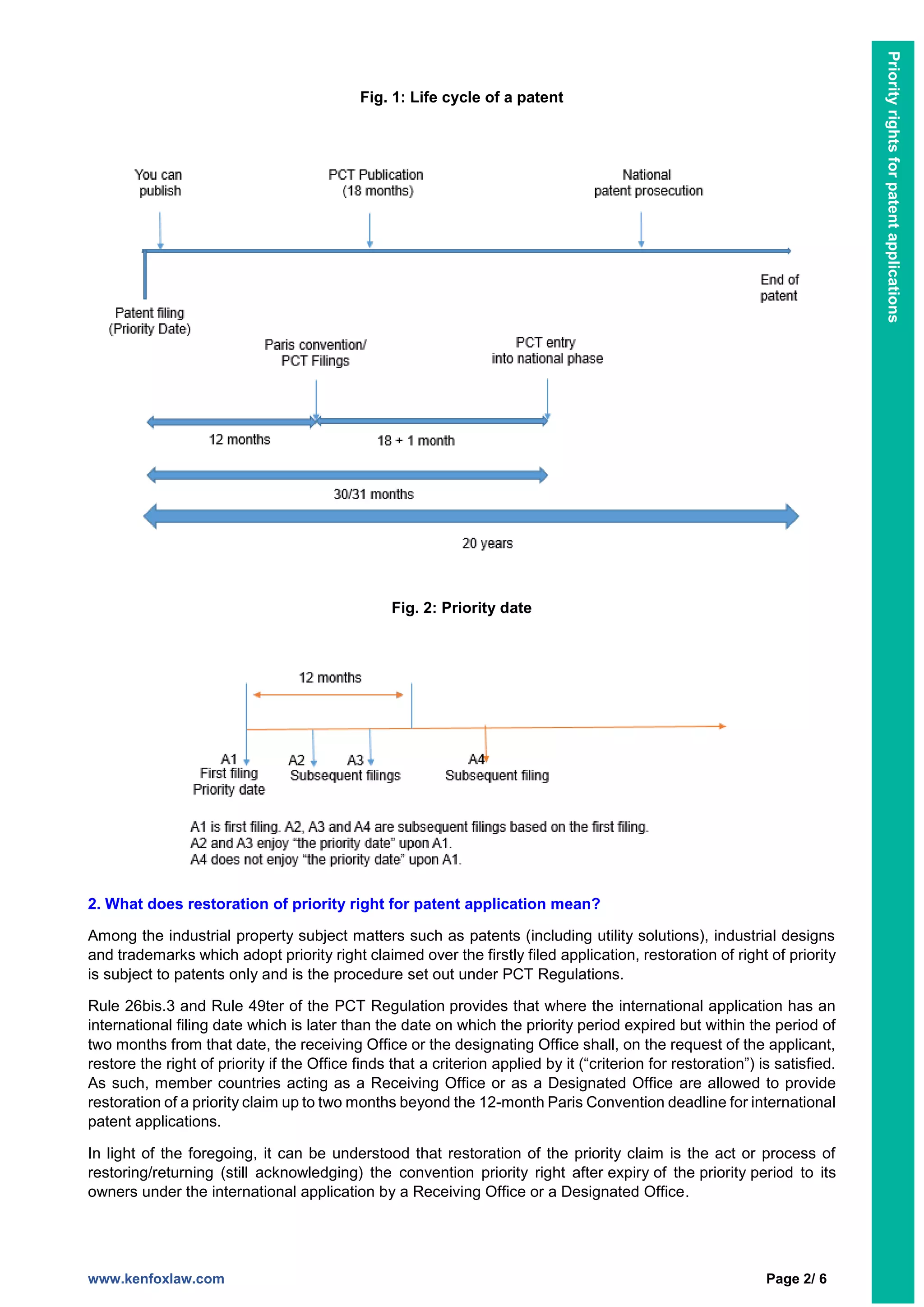 Restoration of priority rights for patent applications in Vietnam ...