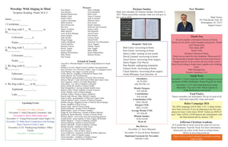 Deerfoot Church of Christ 11 5 23 | PDF | Religious (Music and Audio ...