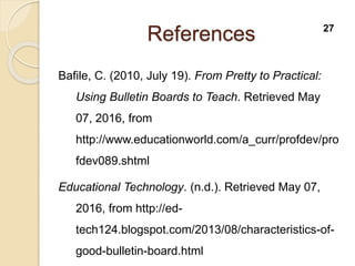 The Bulletin Board | PPTX