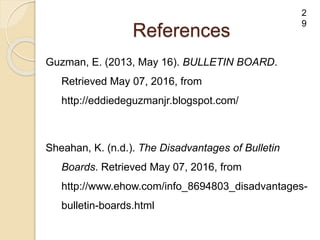 The Bulletin Board | PPTX