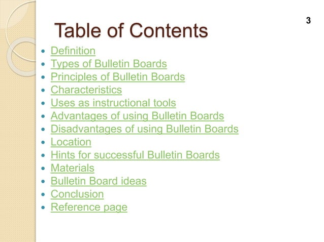 The Bulletin Board | PPTX | Educational Assessment | Education