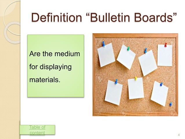 The Bulletin Board | PPTX | Educational Assessment | Education