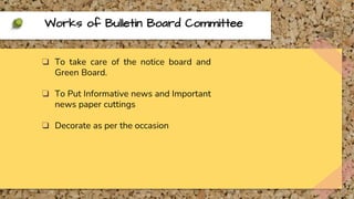Bulletin Board Committee Annual Report24 | PPTX | College Planning ...