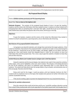 Bulletin Board Display New | DOCX
