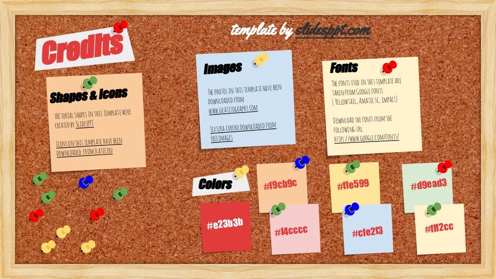 Bulletin Board Presentation Template bulletin-board-presentation-template