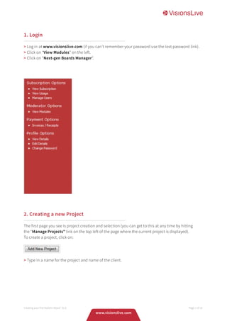 Bulletin Boards - Creating Your First Bulletin Board | PDF