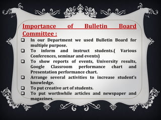Bulletin board committee 2020 - 2021 | PDF