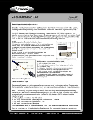 CCTV Training Bulletins | PDF