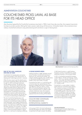 Laval technopole Economic Newsletter - Spring 2014 | PDF