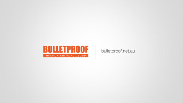 Bulletproof & Xero Presentation - AWS Summit Auckland | PPT Bulletproof & Xero Presentation - AWS Summit Auckland | PPT