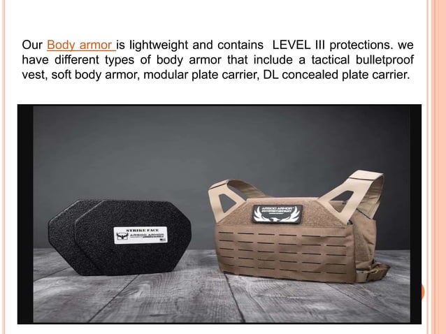 Bullet proof body armor | PPT
