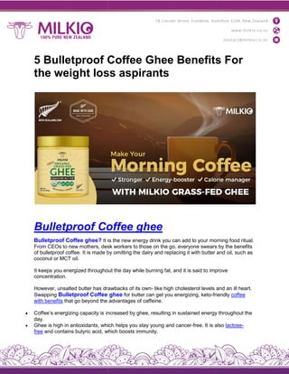 Bulletproof coffee ghee | PDF