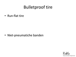 Bulletproof tire | PPTX