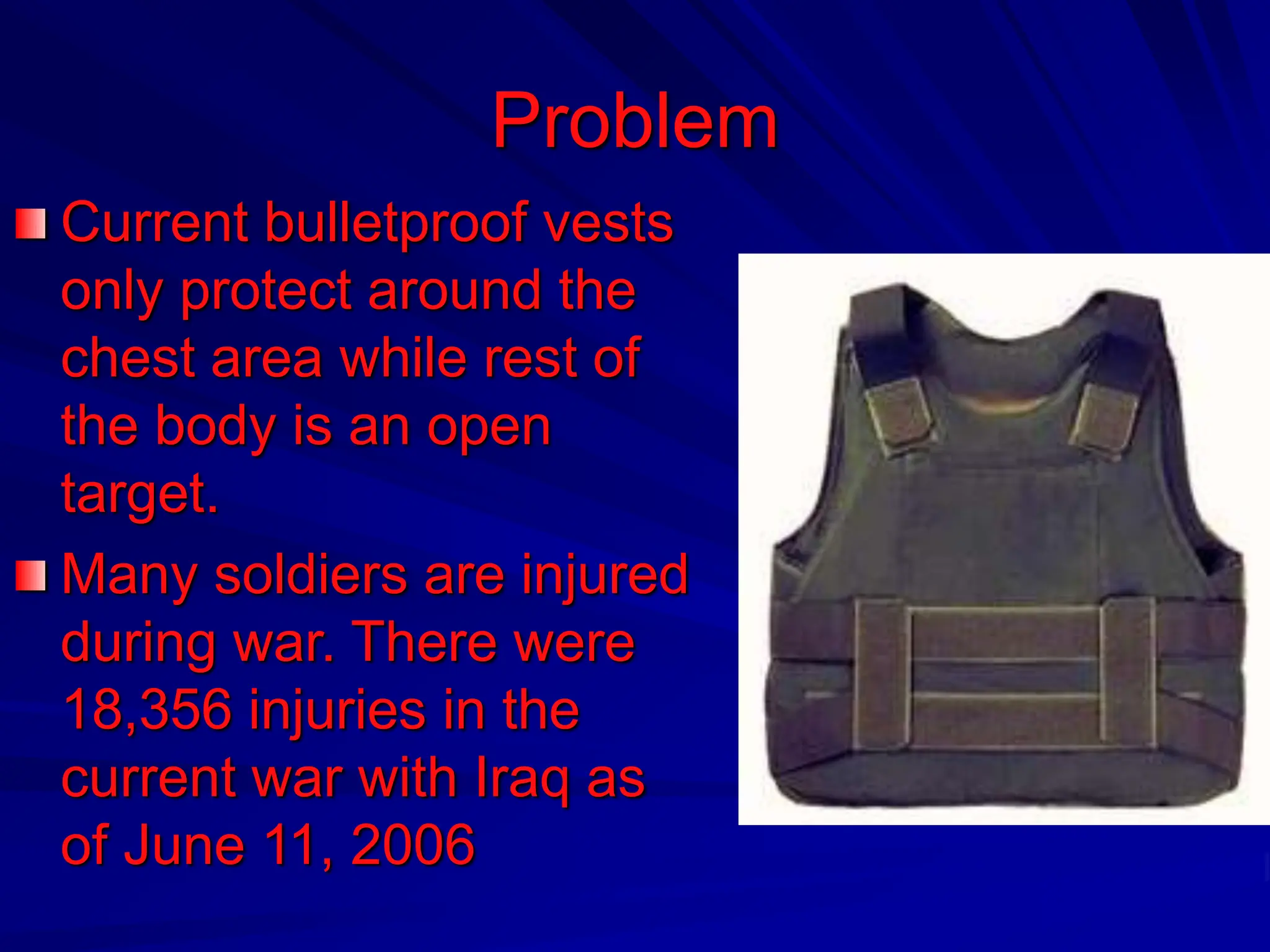 Bulletproof vest - MS lecture Continue.ppt