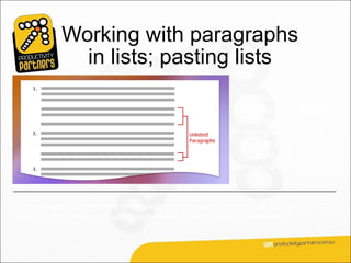 Bullets numbering lists_without_questions | PPT | Desktop Publishing ...