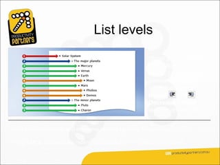 Bullets numbering lists_without_questions | PPT | Desktop Publishing | Computer Software and ...