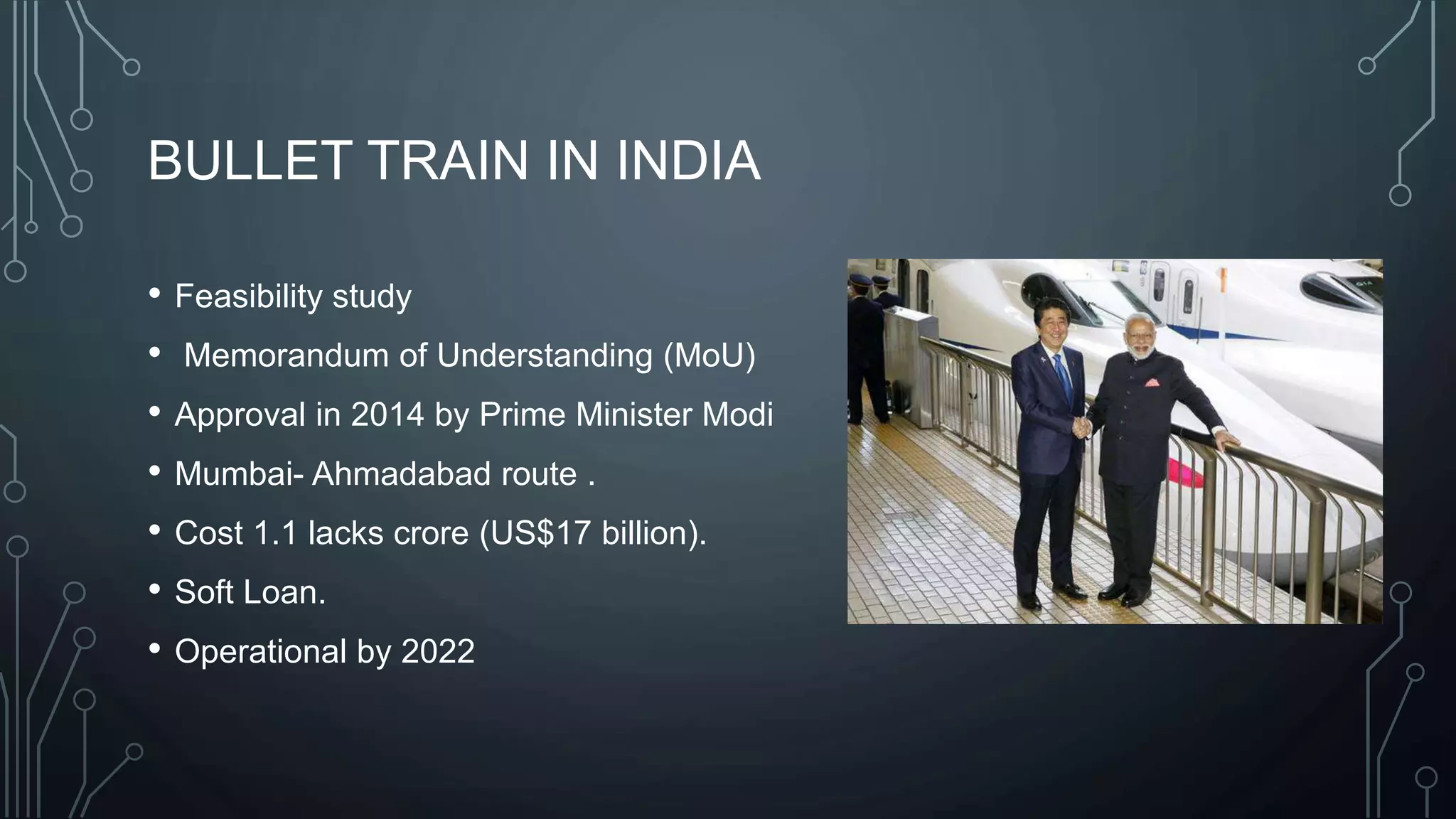 Bullet train boon or bane | PPT