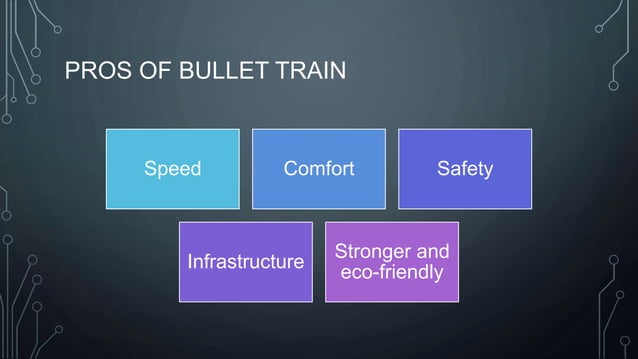 Bullet train boon or bane | PPT