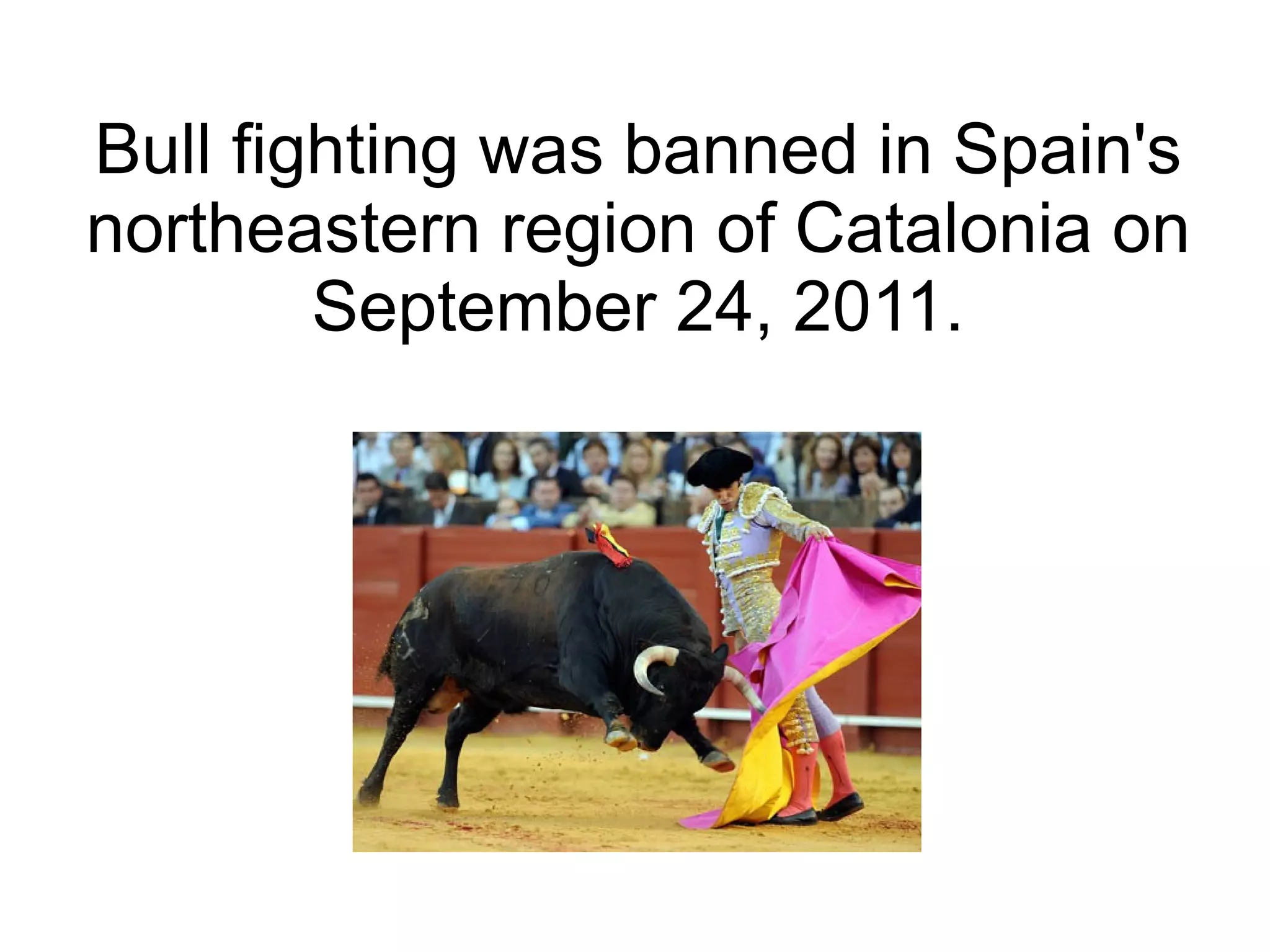 Bullfightingpresentationss | ODP