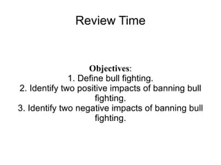 Bullfightingpresentationss | PPT