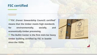 Bullitt Center- A Model of Green Building | PPTX