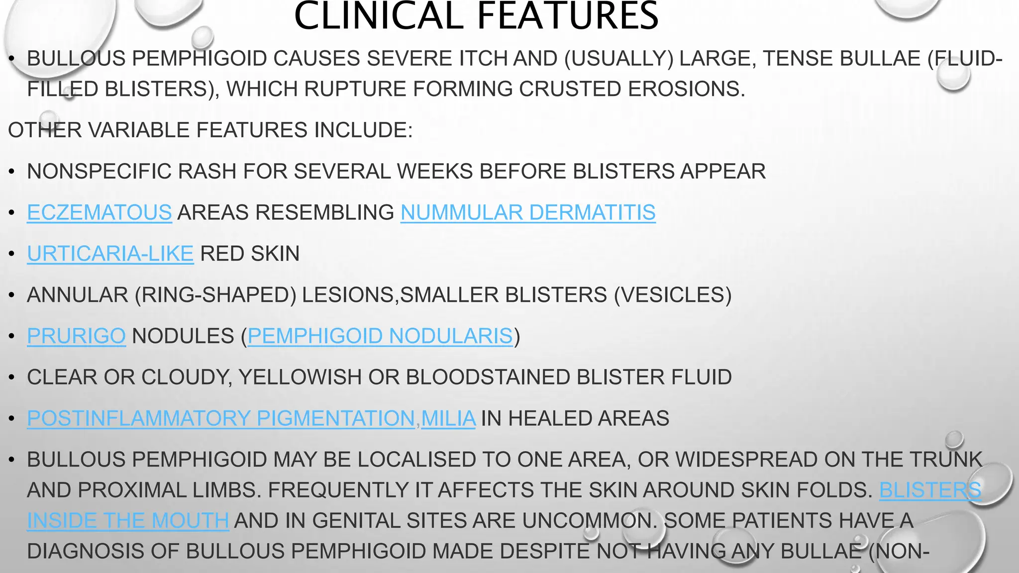 Bullous dermatoses and erythema multiformis | PPT