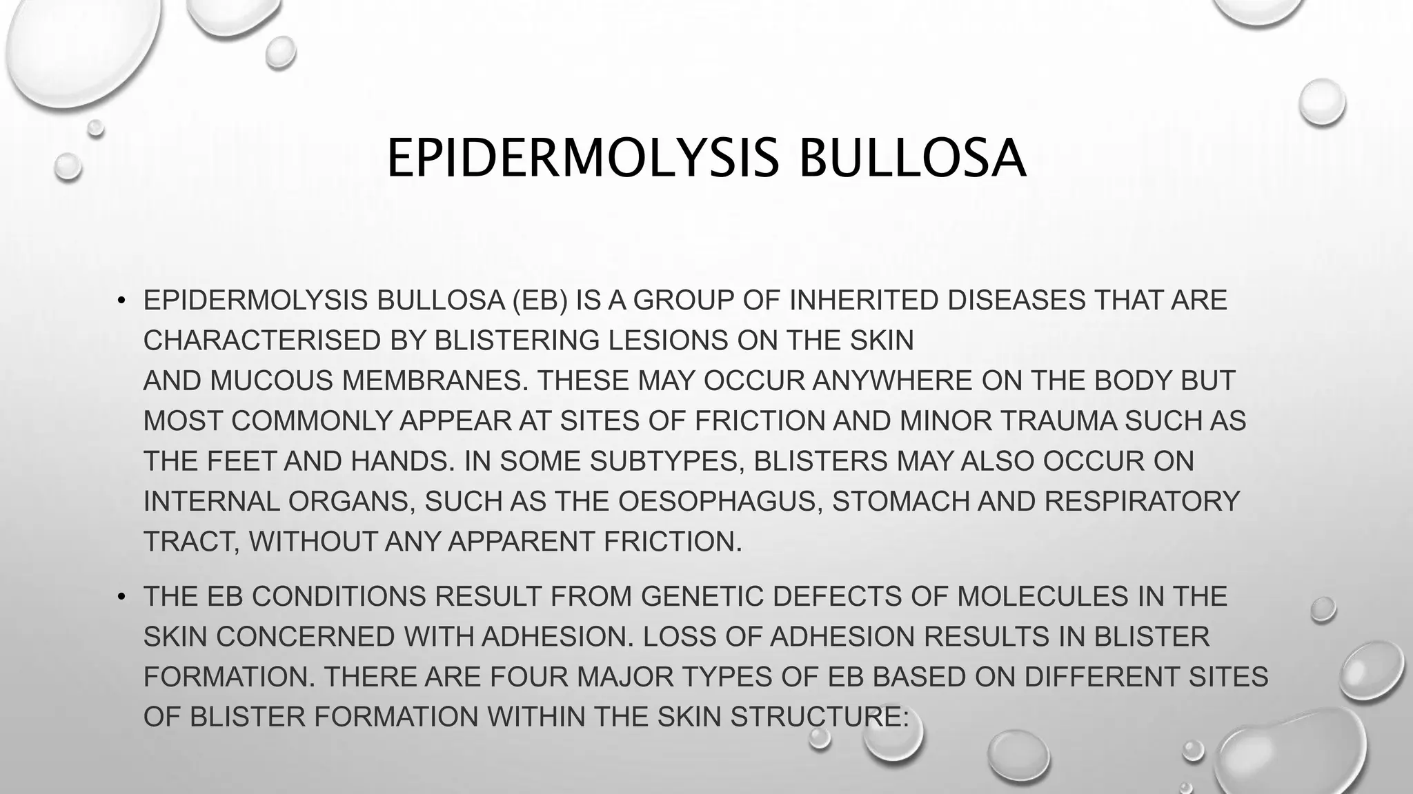Bullous dermatoses and erythema multiformis | PPT
