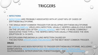 Bullous dermatoses and erythema multiformis | PPT