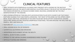Bullous dermatoses and erythema multiformis | PPTX