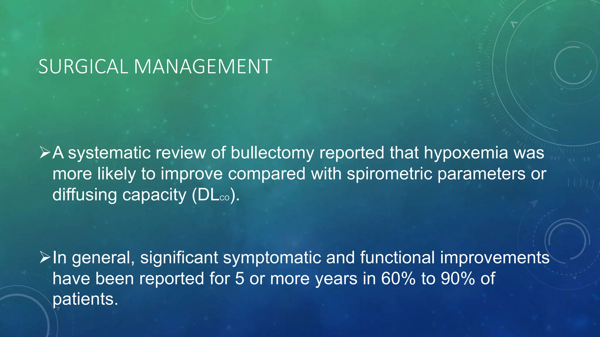BULLOUS DISEASENOF THE LUNG.pptx high yield topic | PPTX