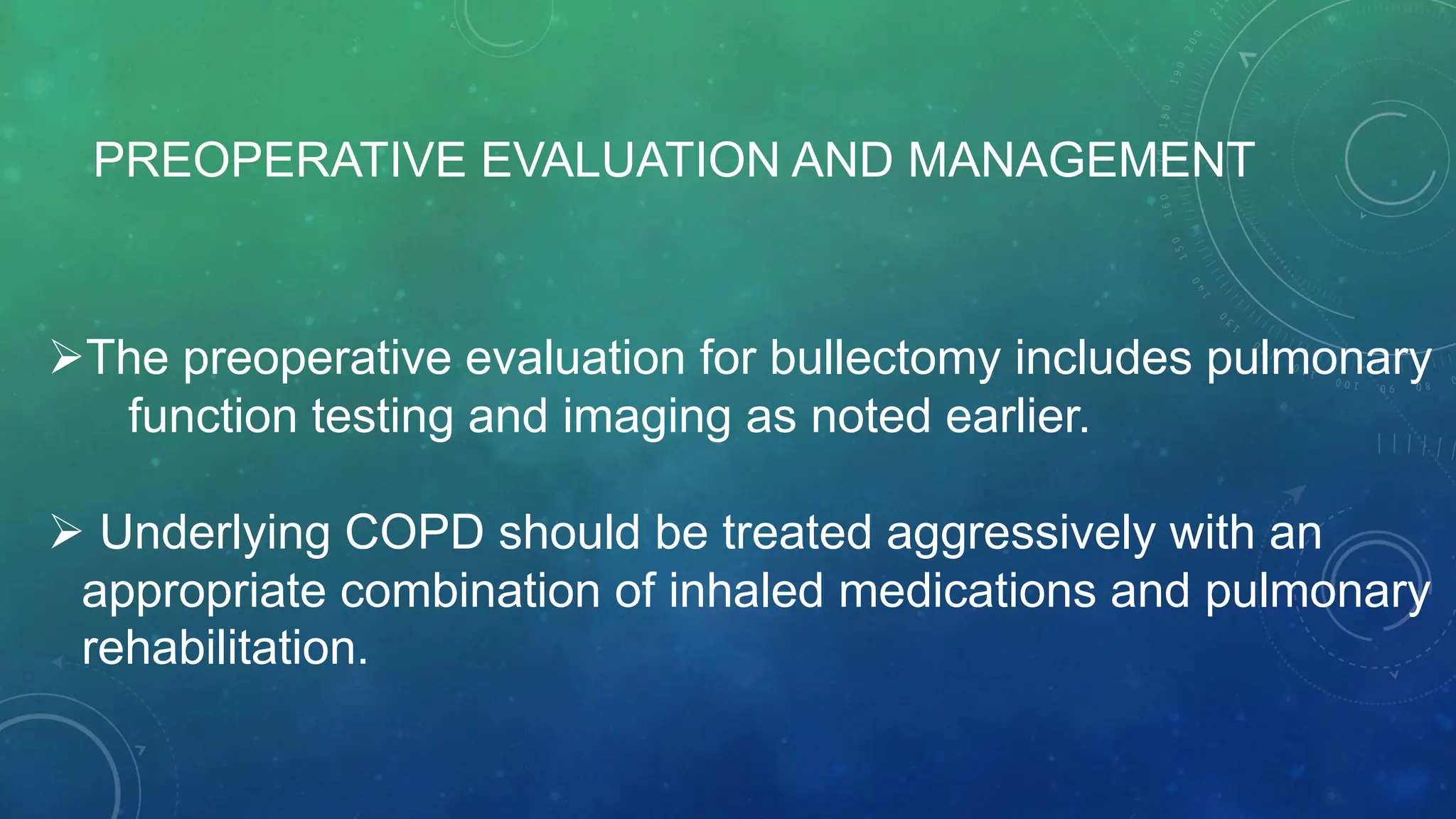 BULLOUS DISEASENOF THE LUNG.pptx high yield topic | PPTX