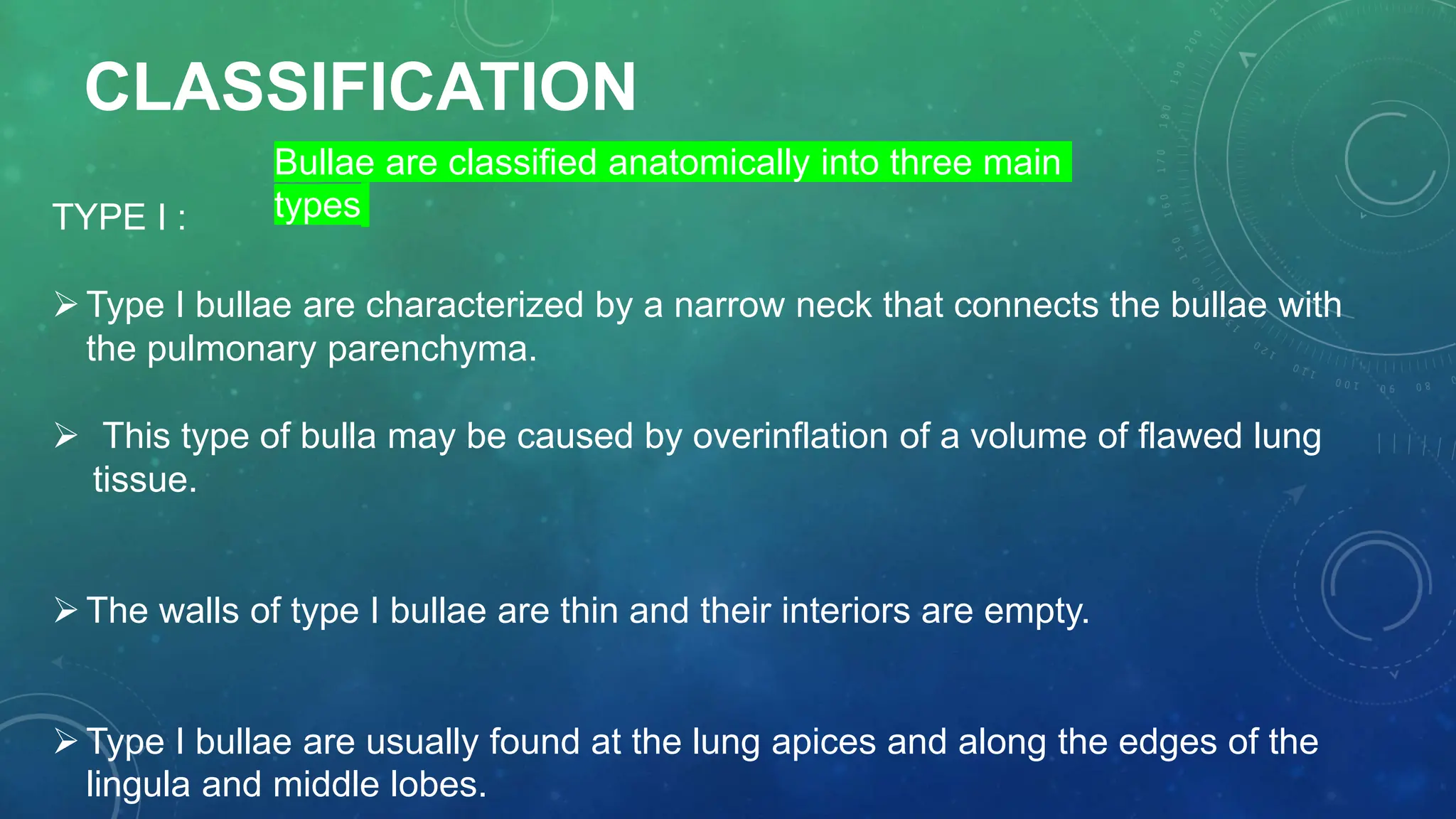 BULLOUS DISEASENOF THE LUNG.pptx high yield topic | PPTX