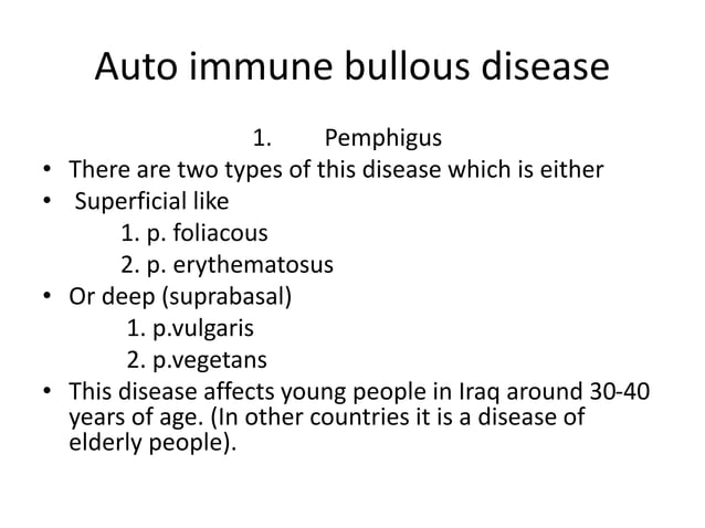 Bullous disease of the skin.pptx