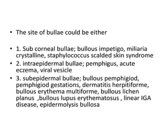 Bullous disease of the skin.pptx
