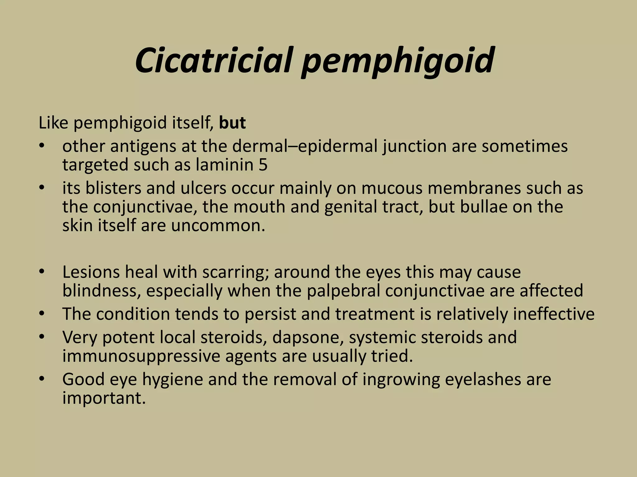 Bullous diseases | PPTX