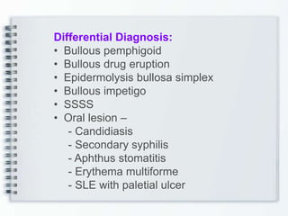 BULLOUS_DISEASES presentation and management | PPT
