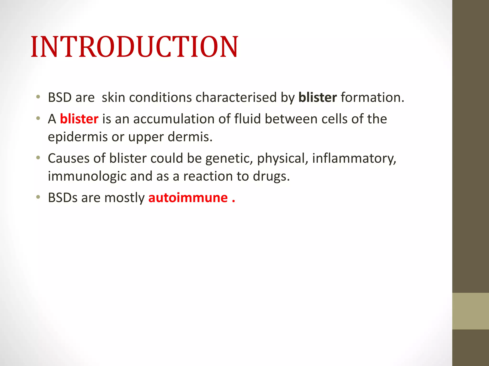 Bullous disorders | PPTX