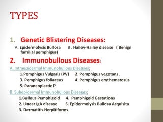 Bullous disorders | PPTX