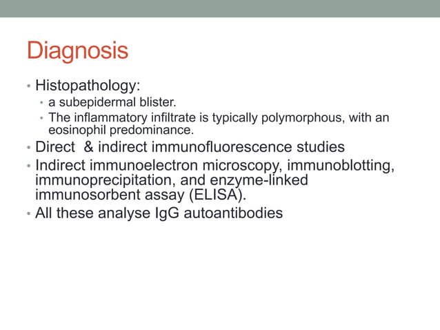 BULLOUS SKIN DISORDERS.ppt | Skin and Dermatology | Diseases and Conditions