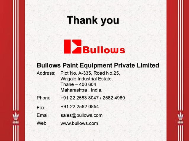 Bullows Product Profile | PPT