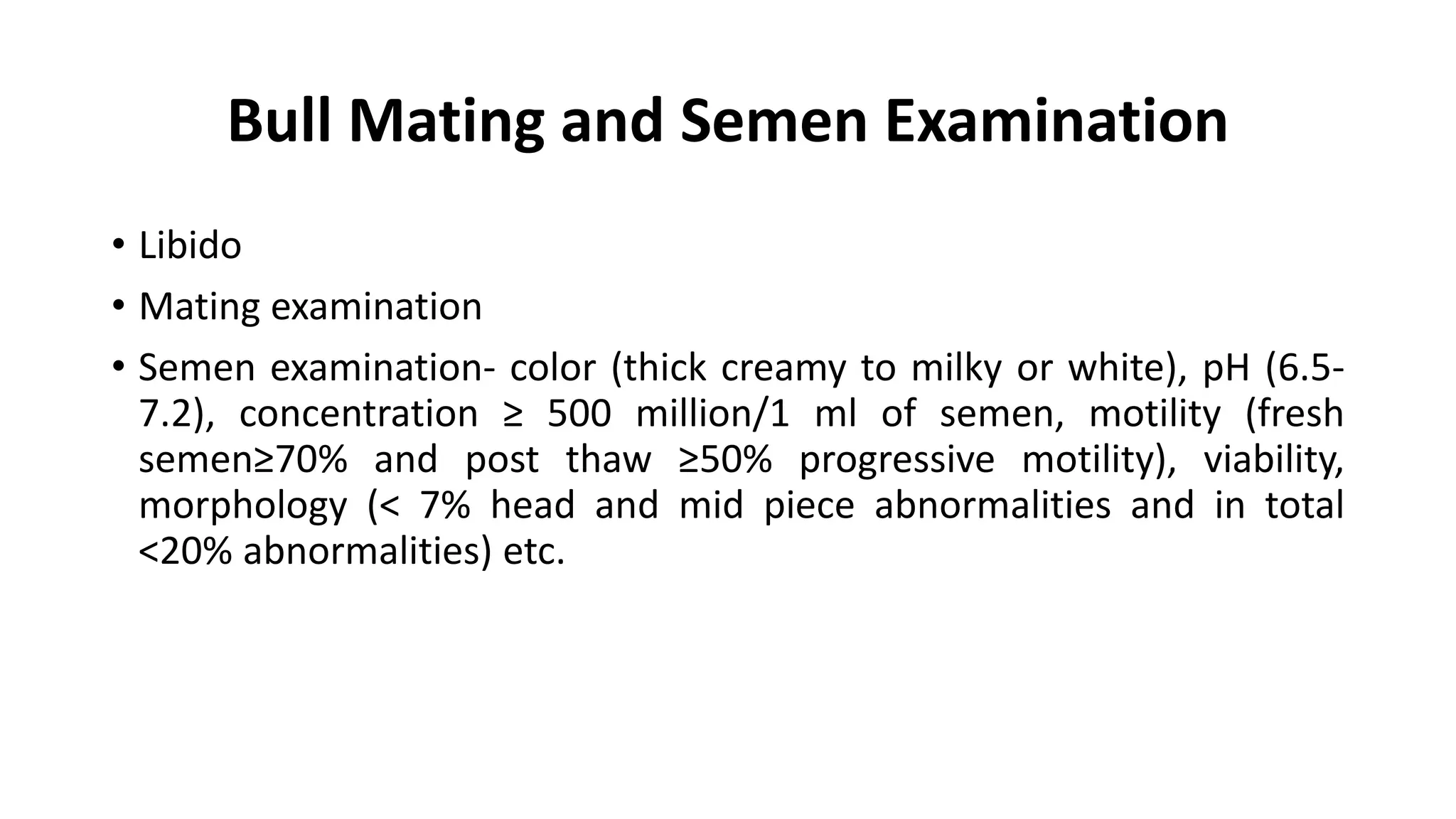 Bull Selection or breeding soundness exa | PPTX